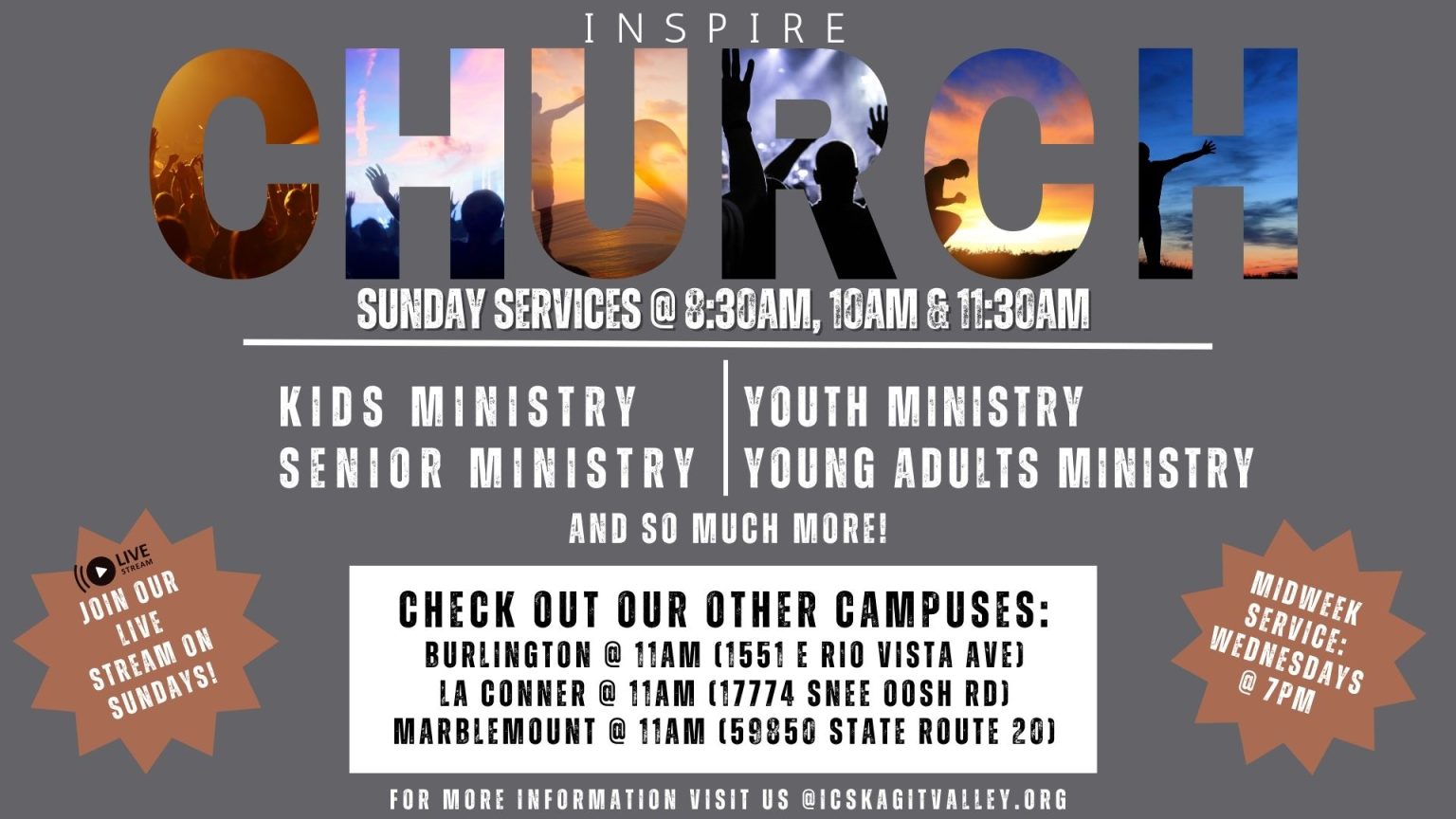 Upcoming Events – Inspire Church